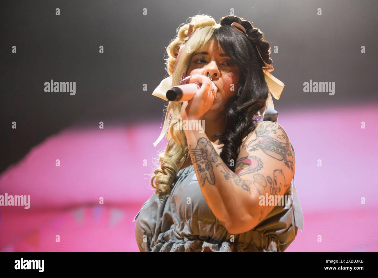 American singer and songwriter, Melanie Martinez, performs at a sold ...
