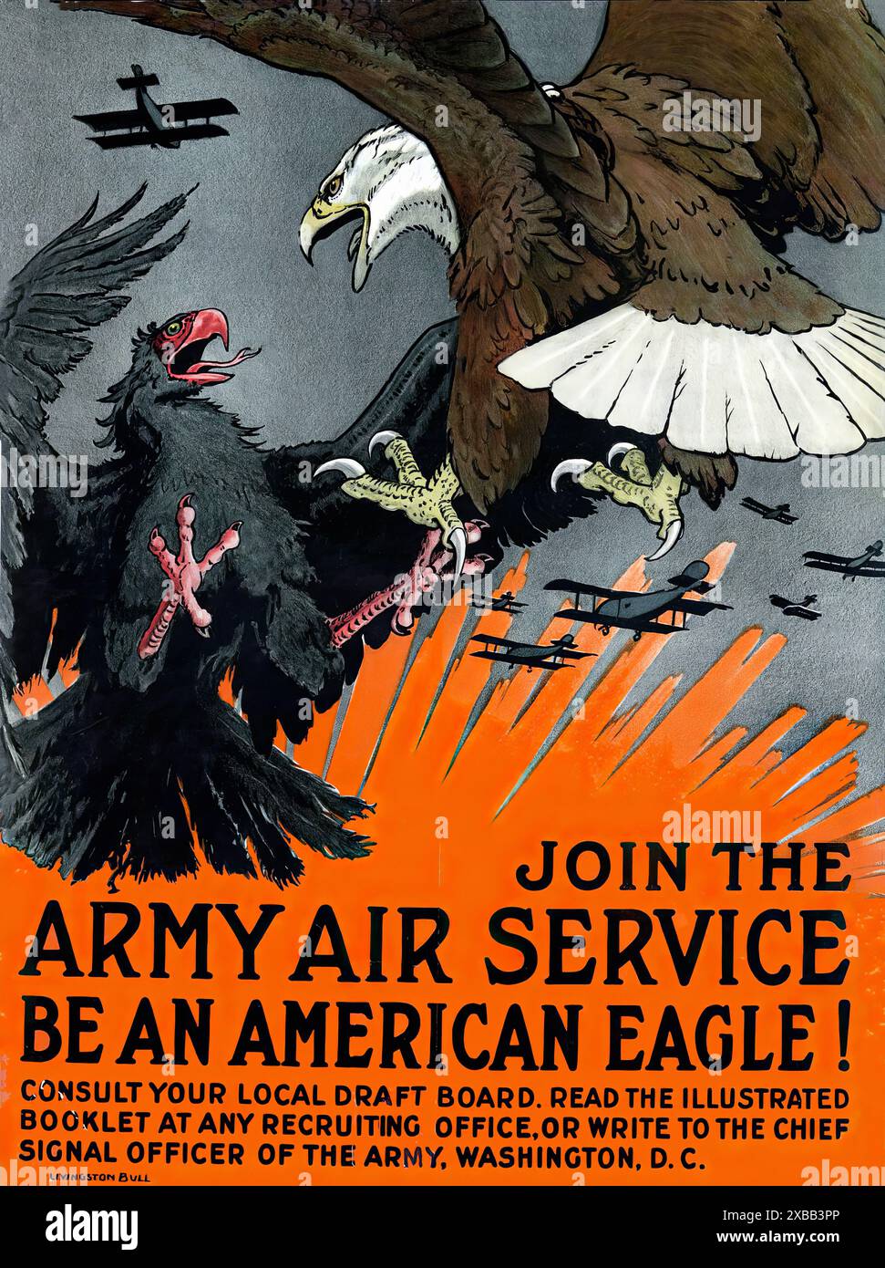 Join the Army Air Service Be an American Eagle c. 1917. - Patriotic ...