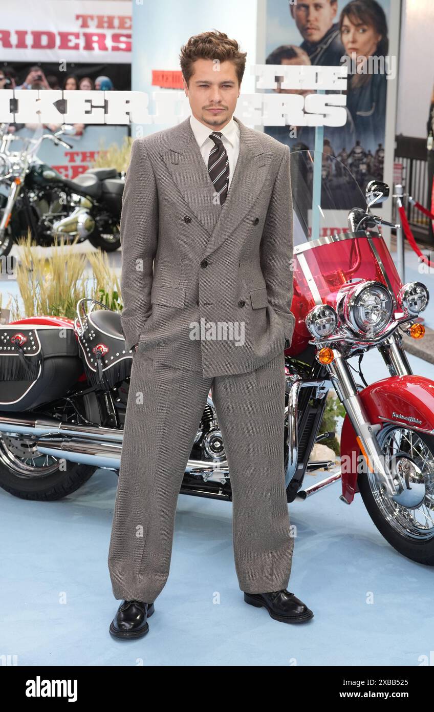 Toby Wallace attends a gala screening of The Bikeriders, at the Curzon Mayfair, London. Picture ...