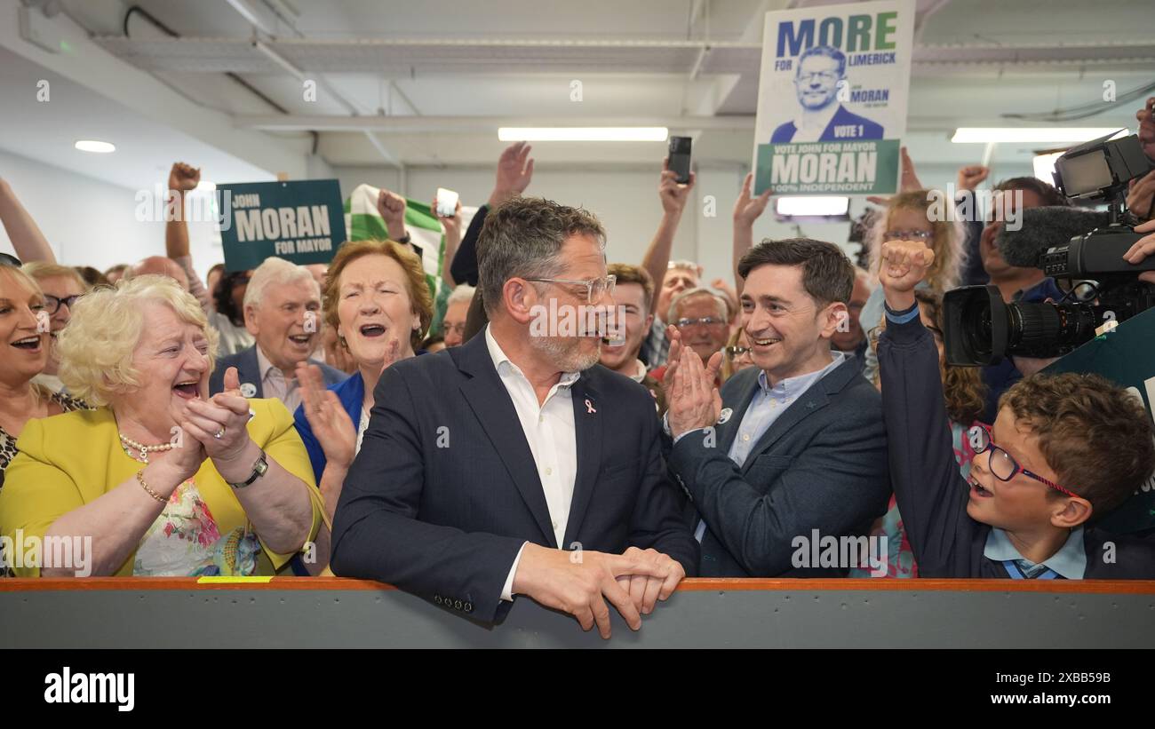 John Moran is elected at Limerick Racecourse in Limerick's mayoral ...