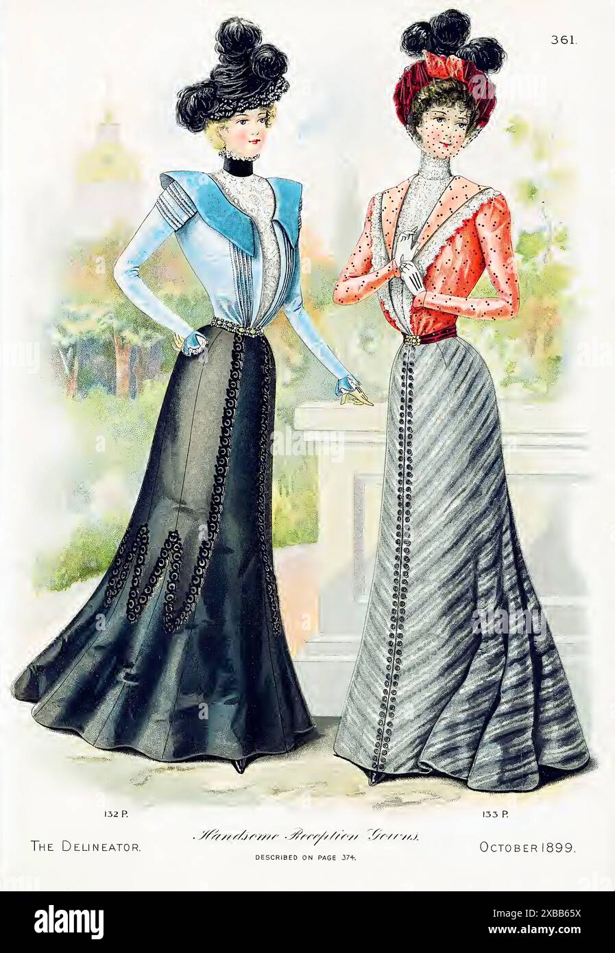 The Delineator magazine Oct 1899 - Vintage Illustrated Magazine Cover ...