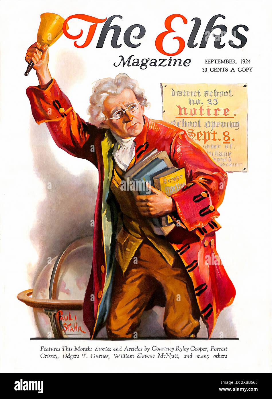 STAHR Paul - The Elks magazine Sept - 1924 - Vintage Illustrated ...