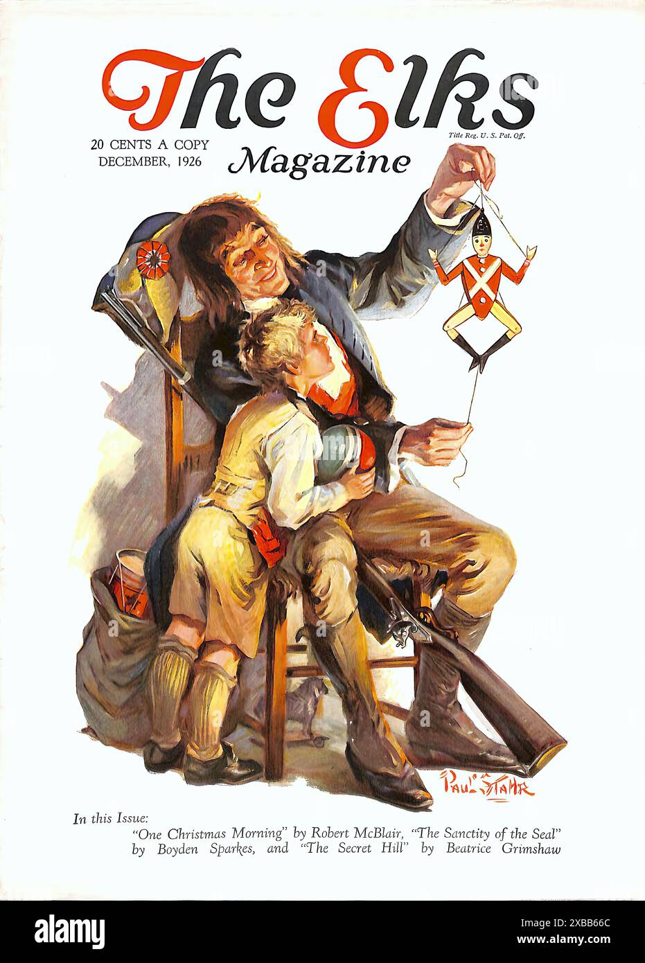 STAHR Paul - The Elks Magazine Dec - 1926 Vintage Illustrated Magazine ...