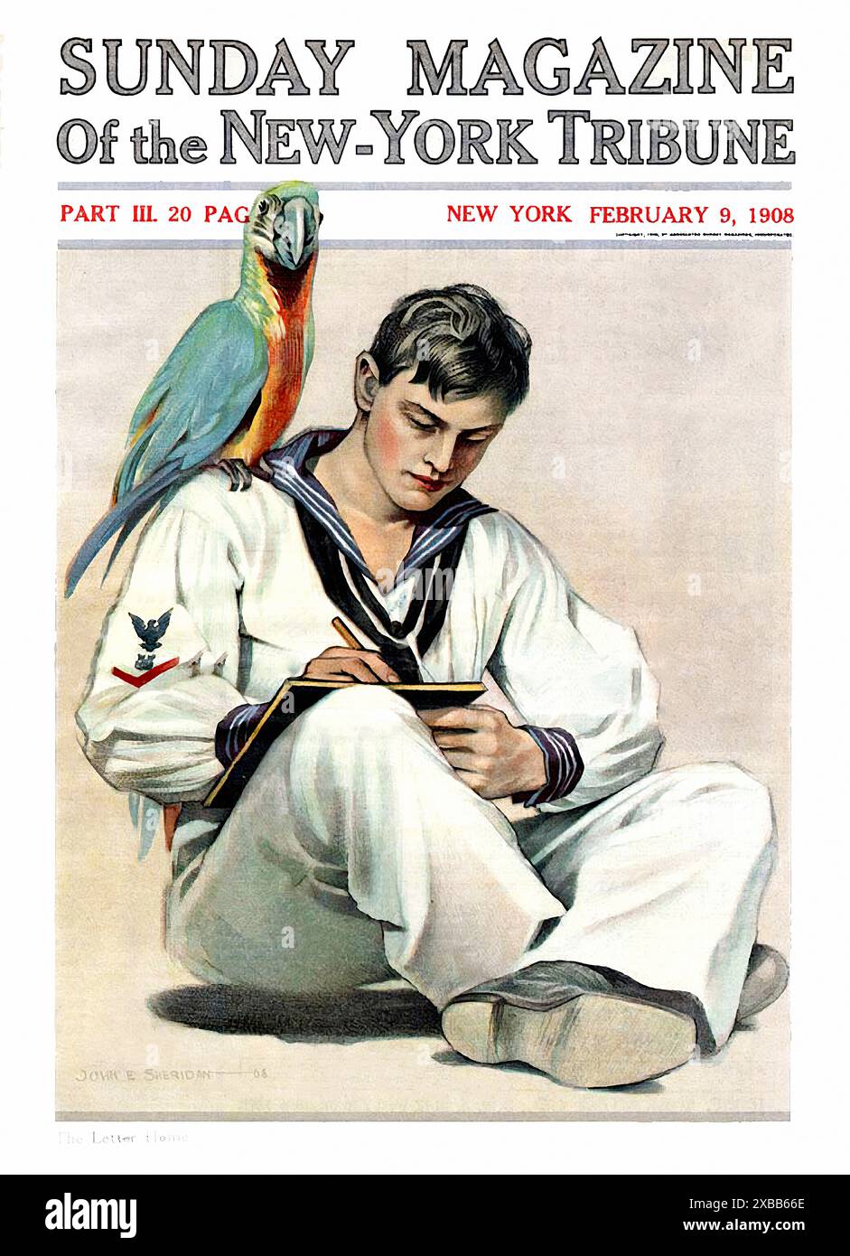 SHERIDAN John E - Sunday Magazine The Letter Home Feb - 9 1908 ...