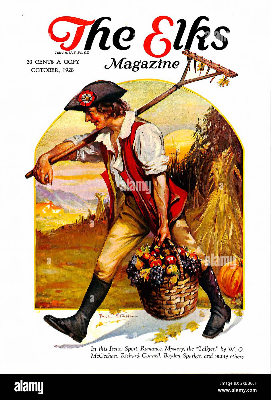 STAHR Paul - The Elks magazine Oct - 1928 - Vintage Illustrated ...