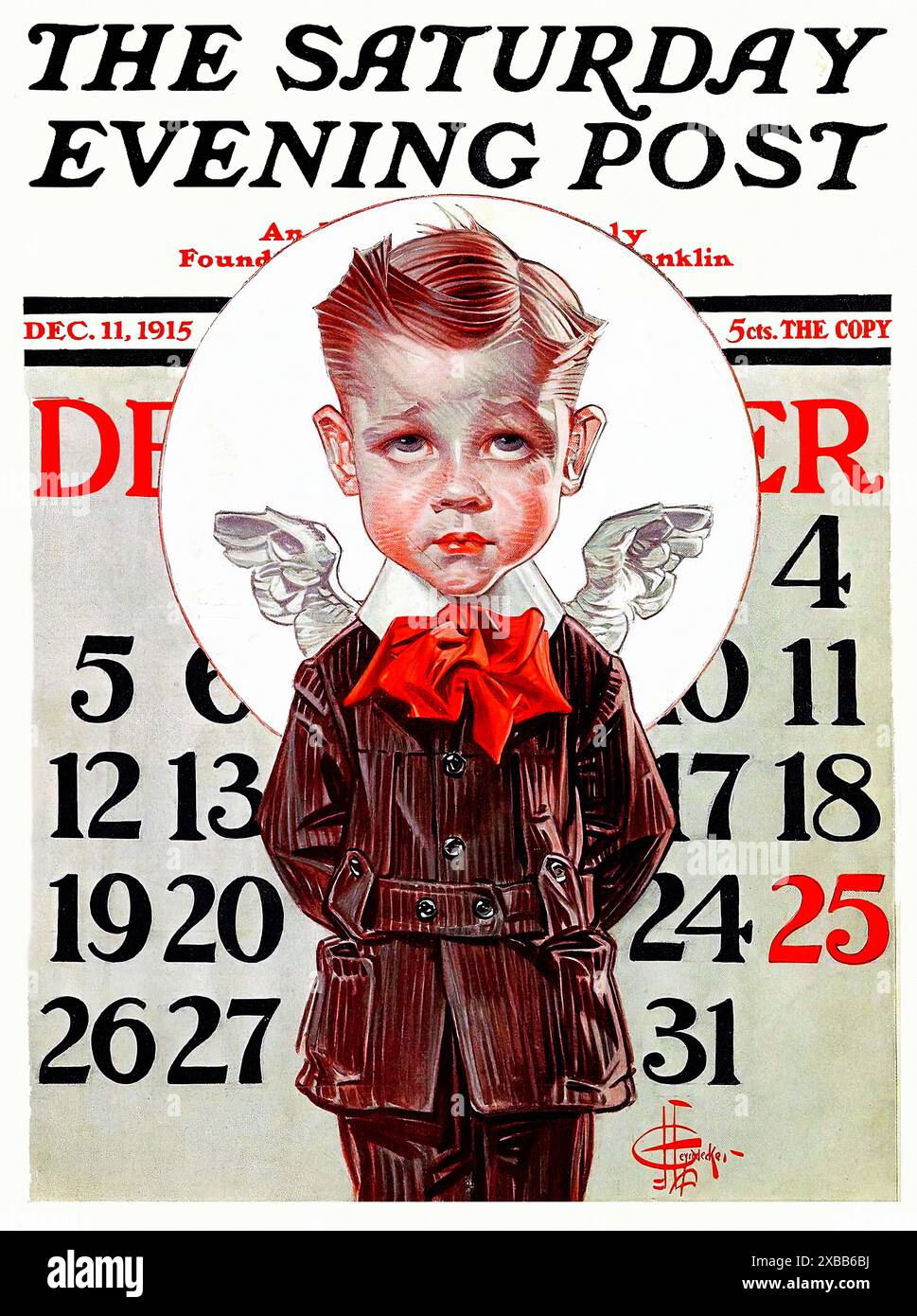 The saturday evening post magazine cover hi-res stock photography and ...