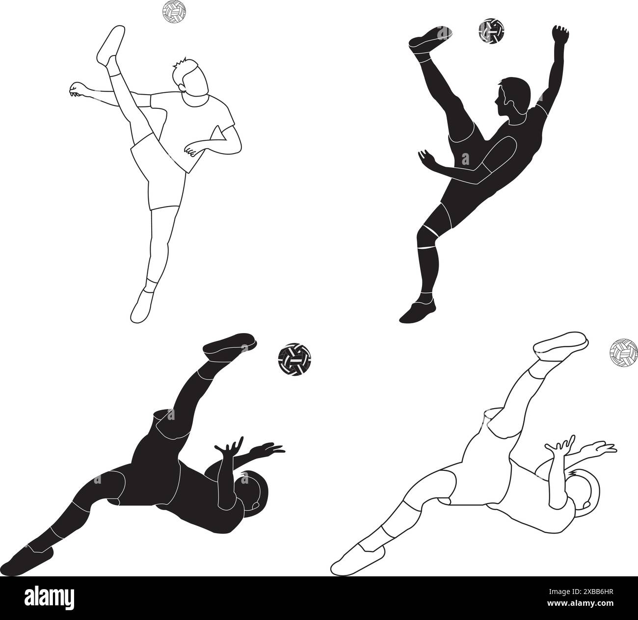 Takraw player logo design vector silhouette Stock Vector Image & Art ...