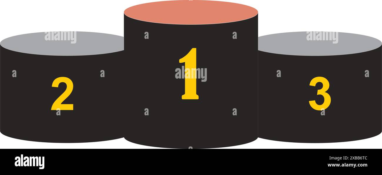 Winner Podium Icon. Alas Logo. Vector Illustration Stock Vector Image ...