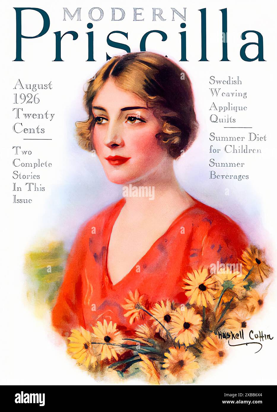 COFFIN Haskell Modern Priscilla Aug 1926 Stock Photo - Alamy