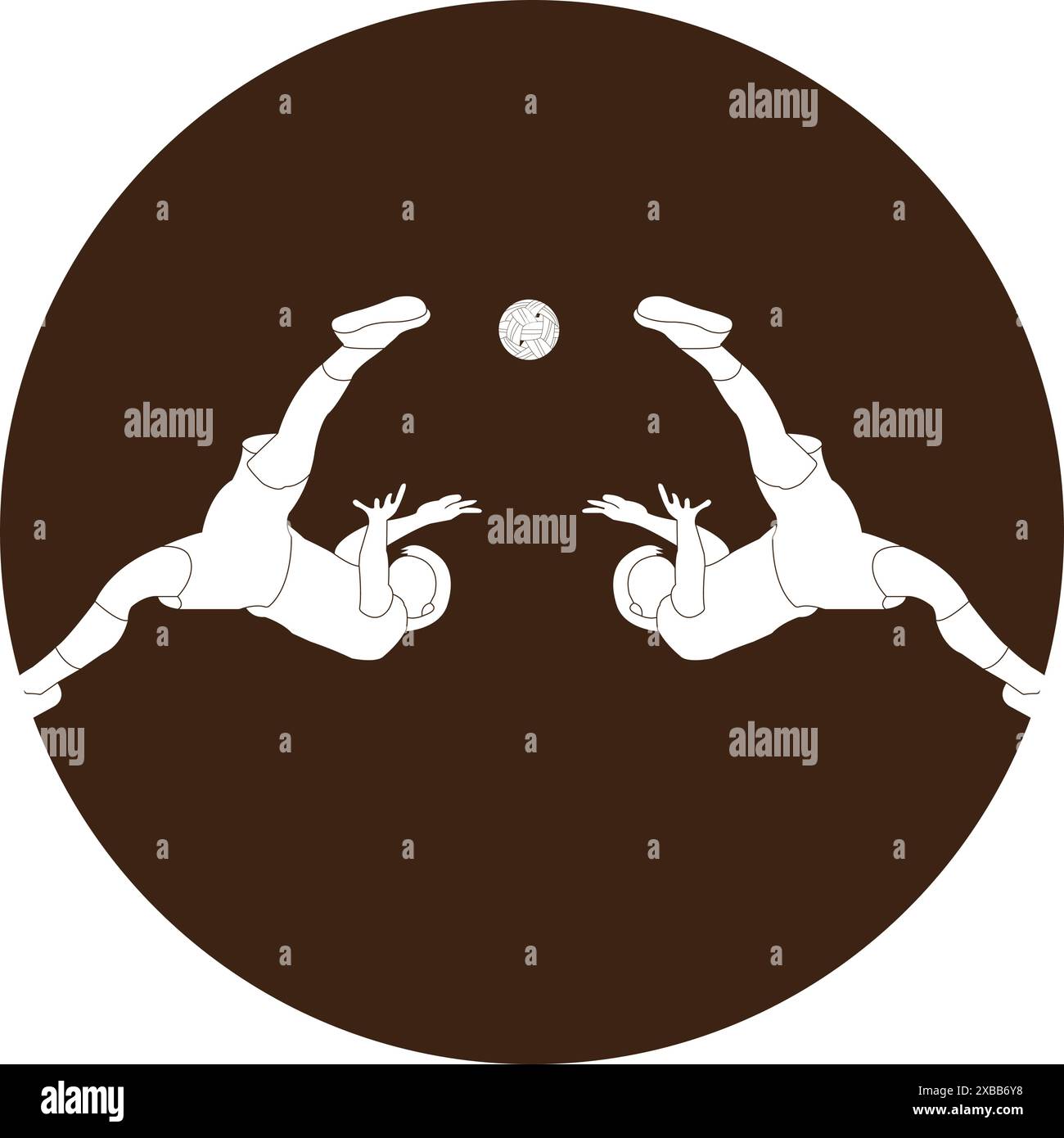 Takraw player logo design vector silhouette Stock Vector Image & Art ...