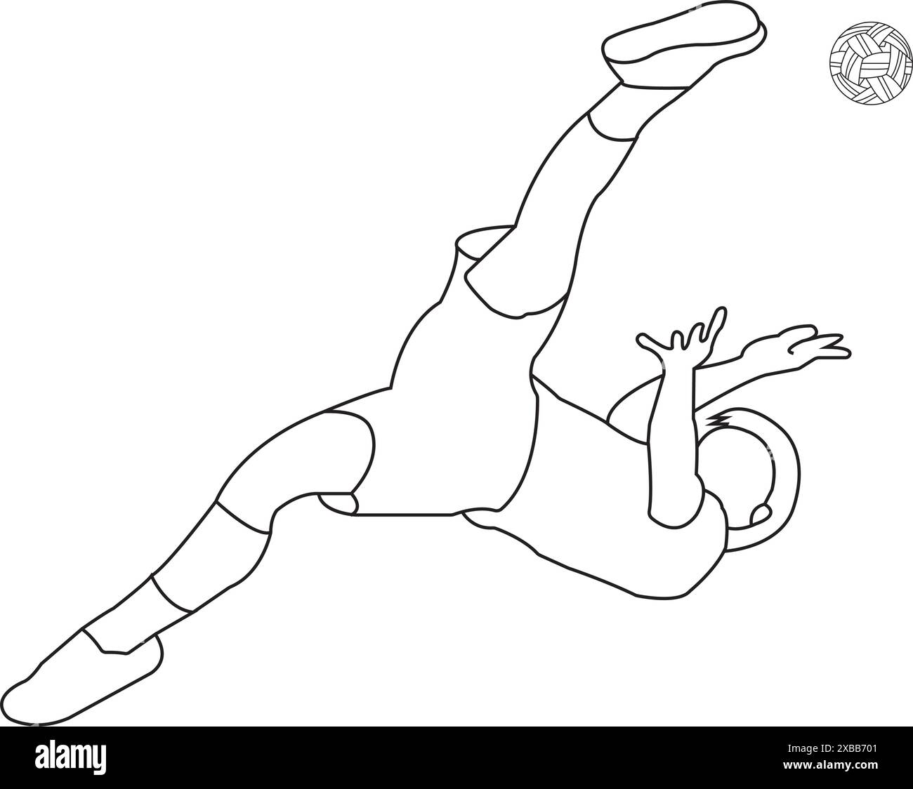 Takraw player logo design vector silhouette Stock Vector Image & Art ...