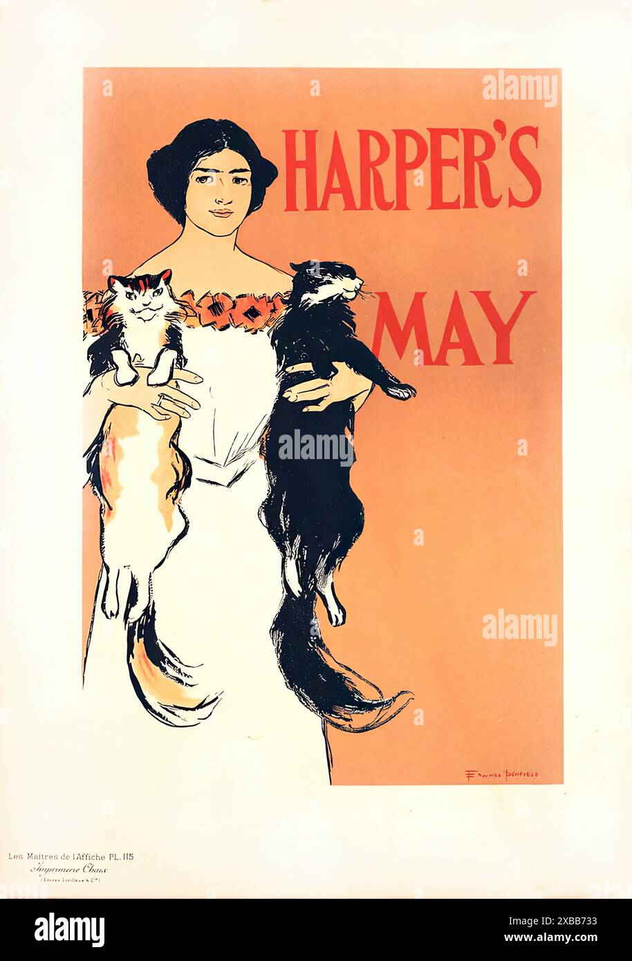 PENFIELD Edward - PL - 115 Harper's Magazine May 1897 1898 - Vintage ...