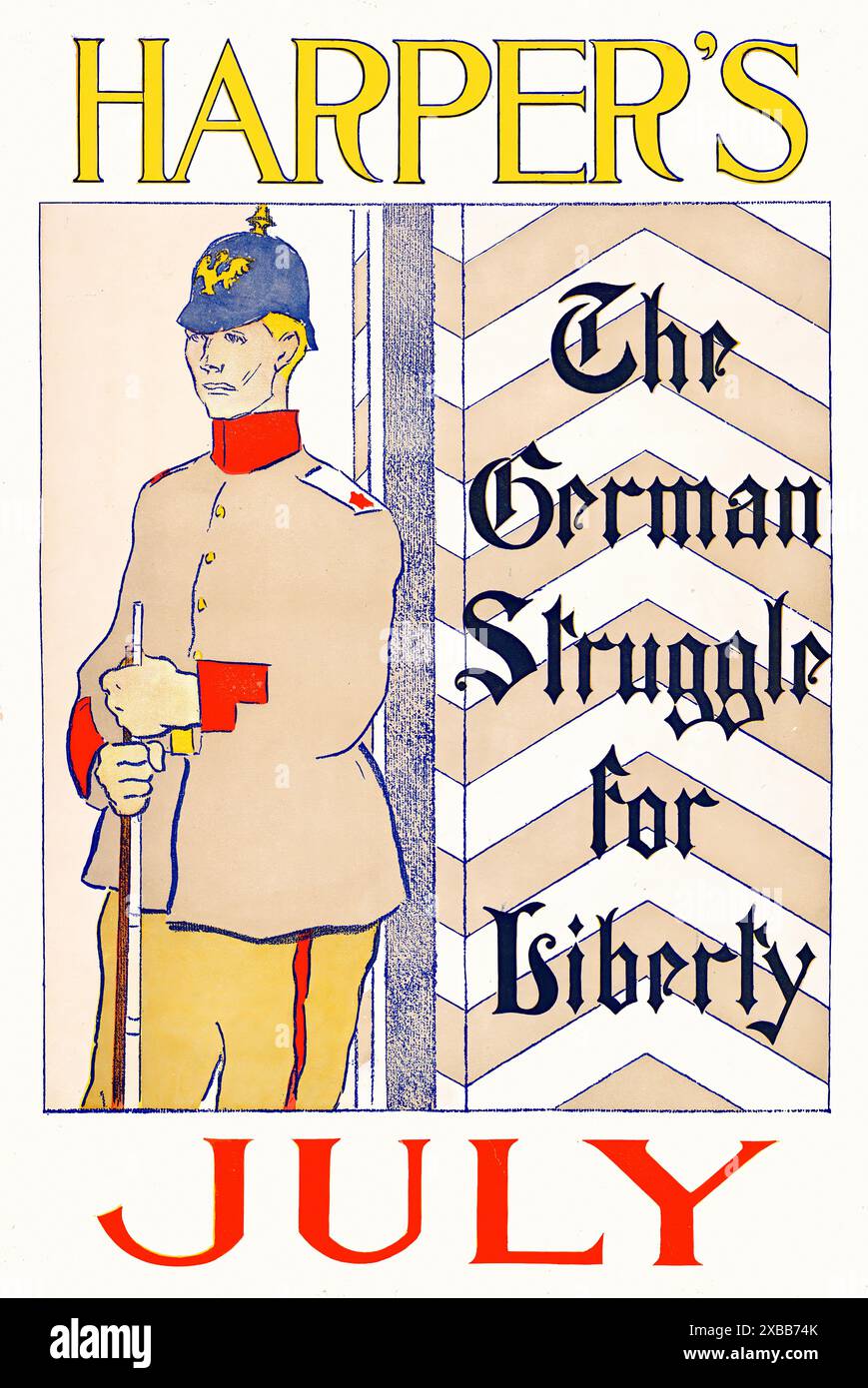 PENFIELD Edward - Harper’s July - The German struggle for liberty 1895 ...