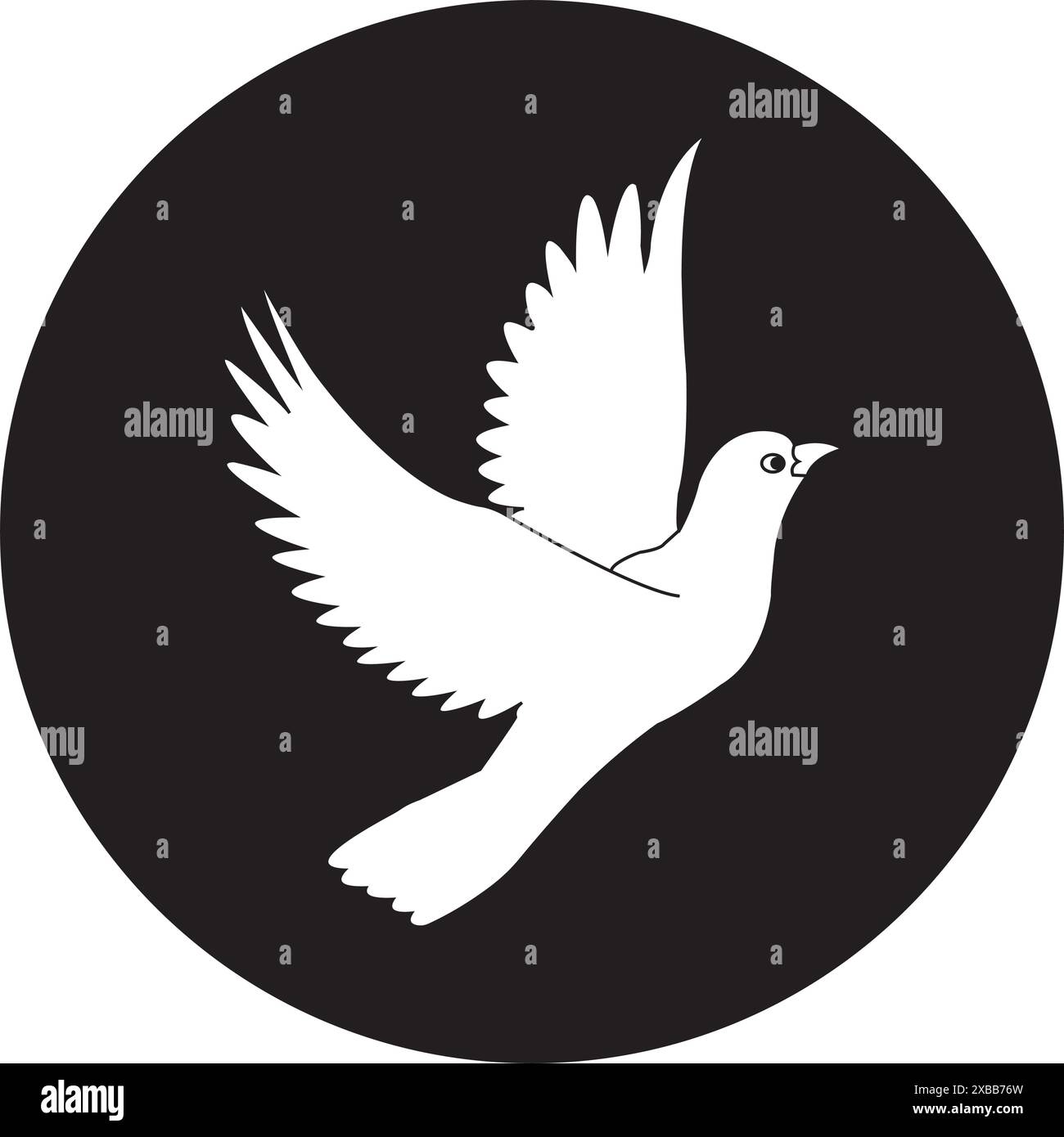 flying dove icon vector illustration symbol design Stock Vector Image ...