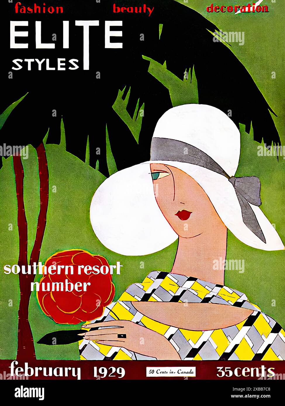 Elite Styles Southern Resort Number Feb. 1929. Vintage Illustrated ...