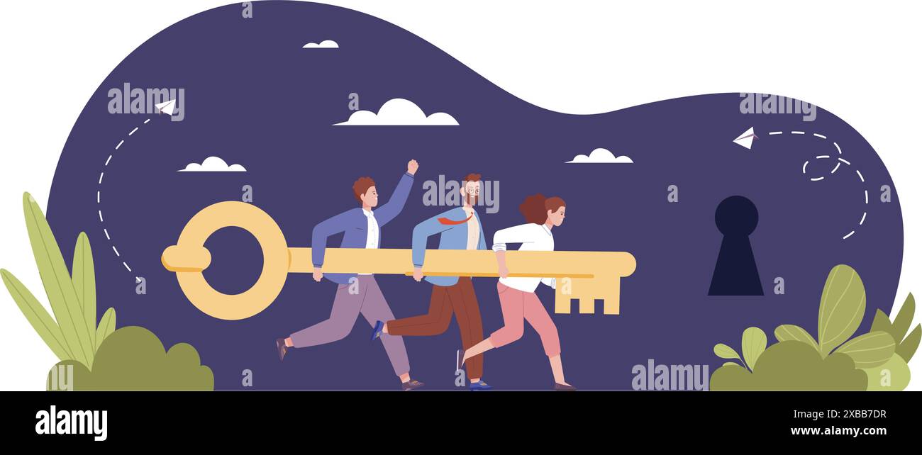 Secrets of success Stock Vector Images - Alamy