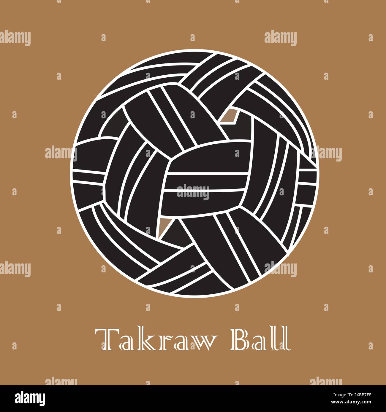 takraw ball icon vector illustration simple design Stock Vector Image ...