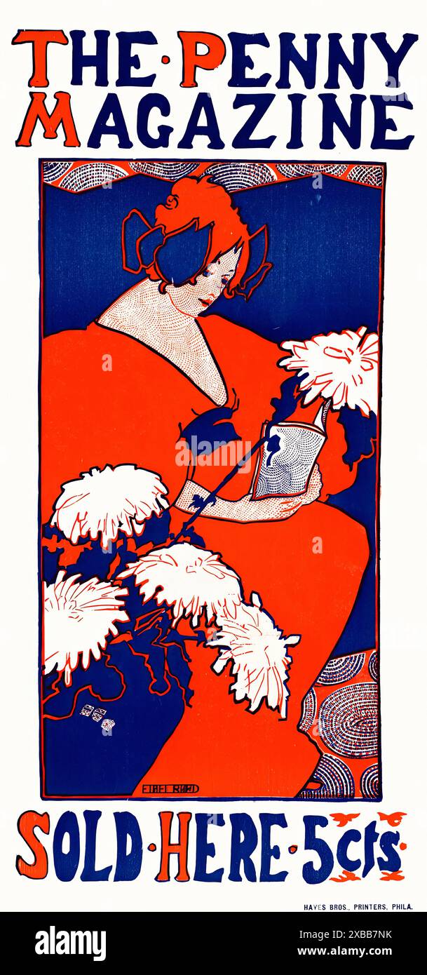 REED Ethel - The Penny Magazine Sold Here - Vintage Illustrated ...