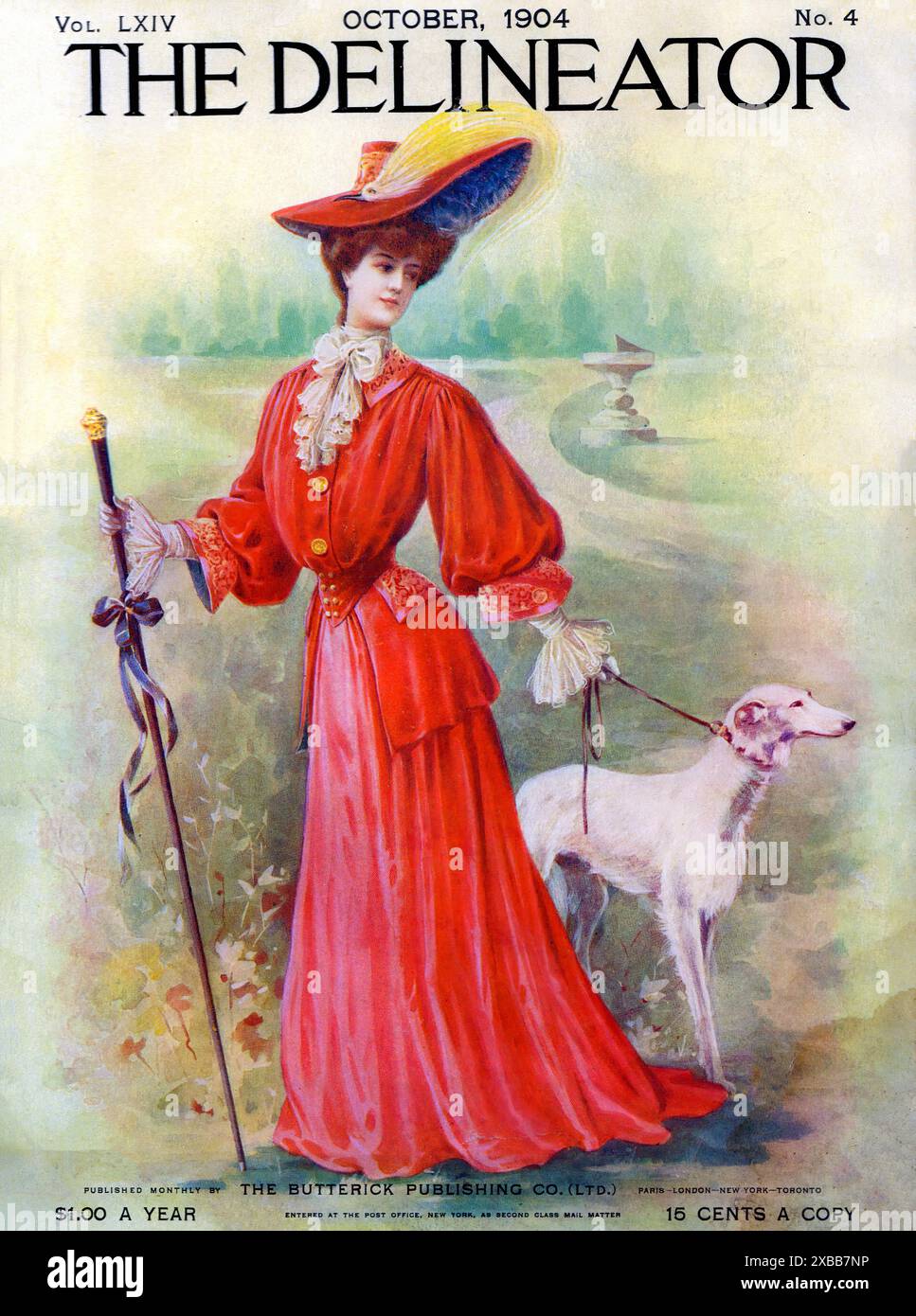 The Delineator Magazine Oct 1904 - Vintage Illustrated Magazine Cover ...