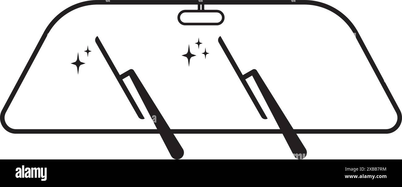 Windscreen wiper vector illustration symbol design Stock Vector Image ...