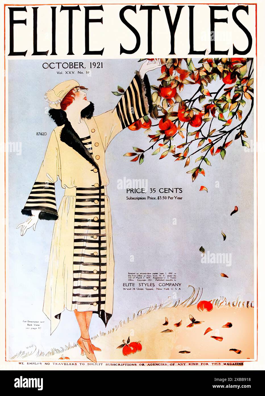 Elite Styles magazine Oct. 1921. Vintage Illustrated Magazine Cover ...