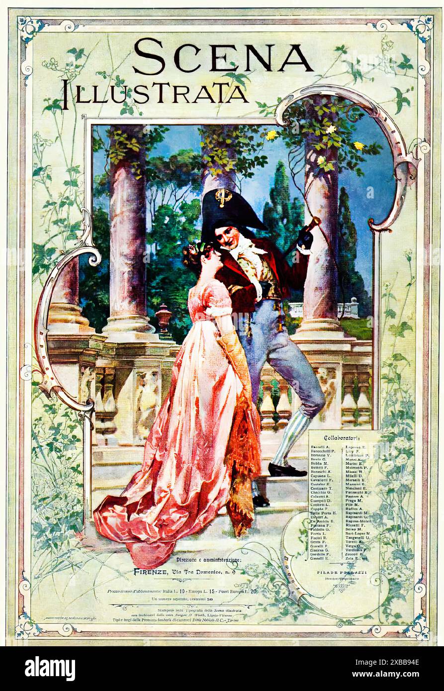 Scena Illustrata, Rivista Quindicinale d'Arte e Letteratura, 1896 ...