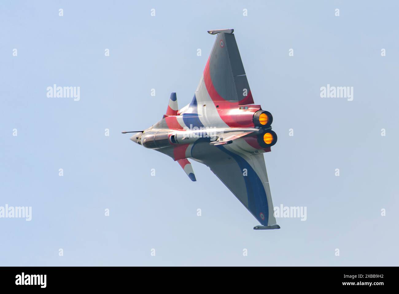Dassault Rafale at Le Temps Des Helices Air Show 2024 in La Ferte-Alais ...