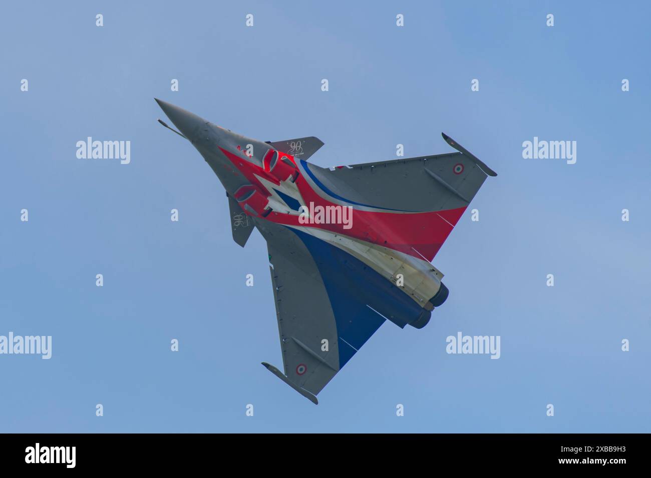 Dassault Rafale at Le Temps Des Helices Air Show 2024 in La Ferte-Alais ...