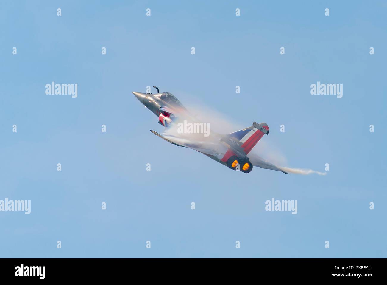 Dassault Rafale at Le Temps Des Helices Air Show 2024 in La Ferte-Alais ...