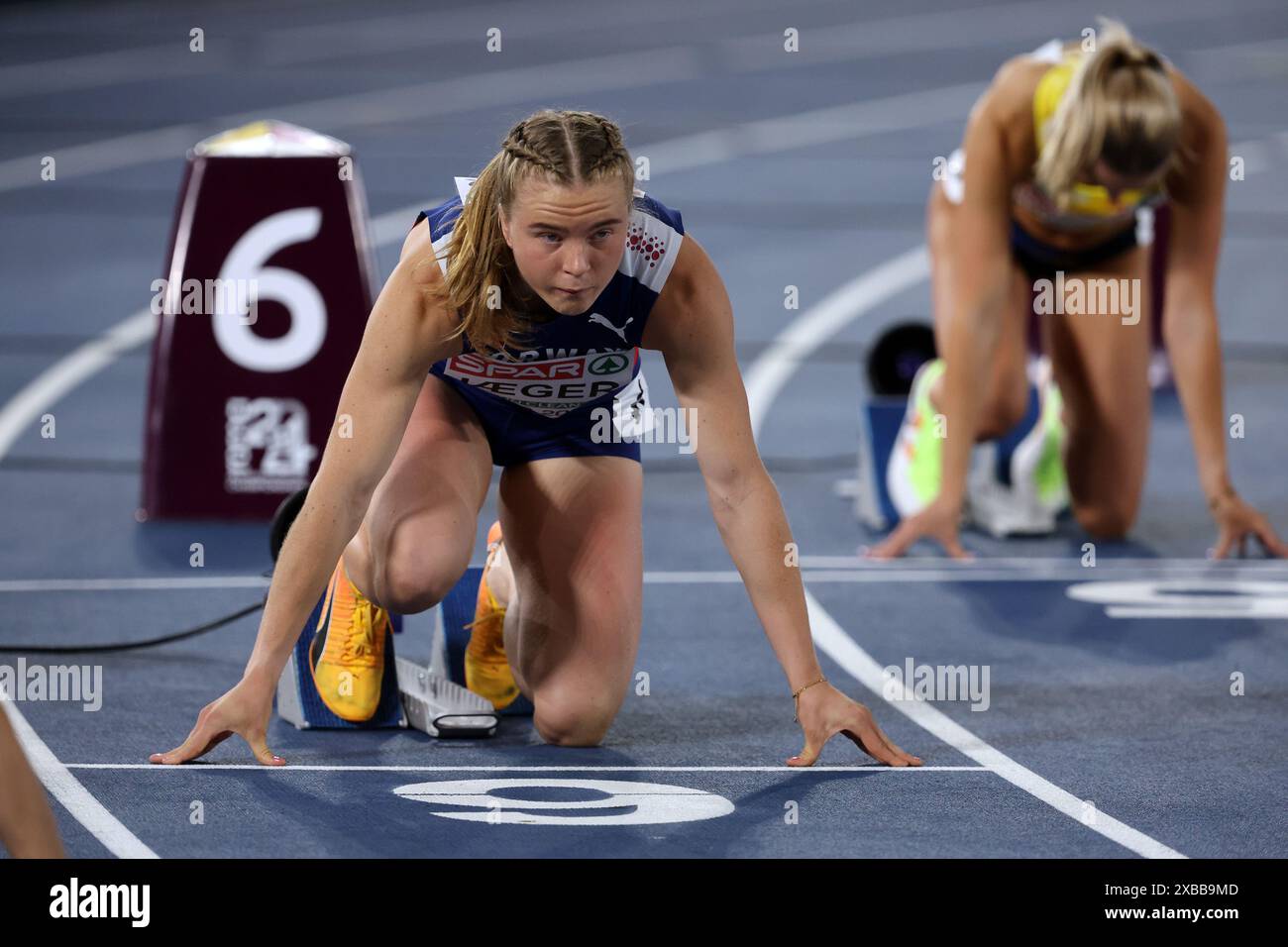 Rome, Italy 10.06.2024: Henriette JAGER compete during 200m Women Semi ...