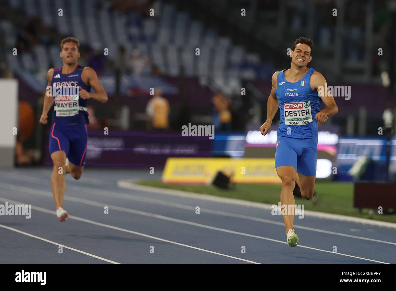 Rome, Italy 10.06.2024: Dario DESTER compete during 400m Men Heat 1/3 ...