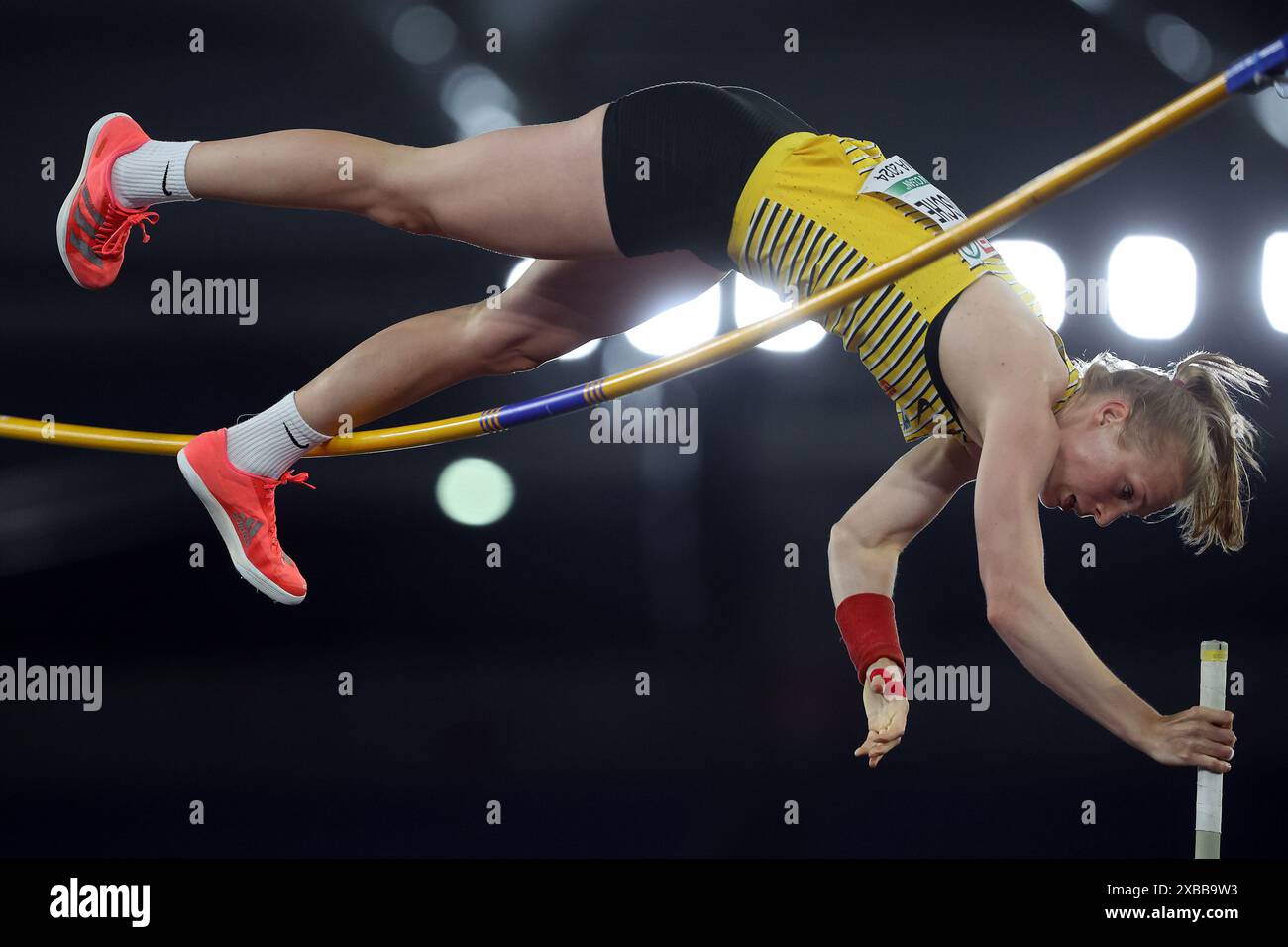 Rome, Italy 10.06.2024: Anjuli KNASCHE compete during Pole Vault Women ...