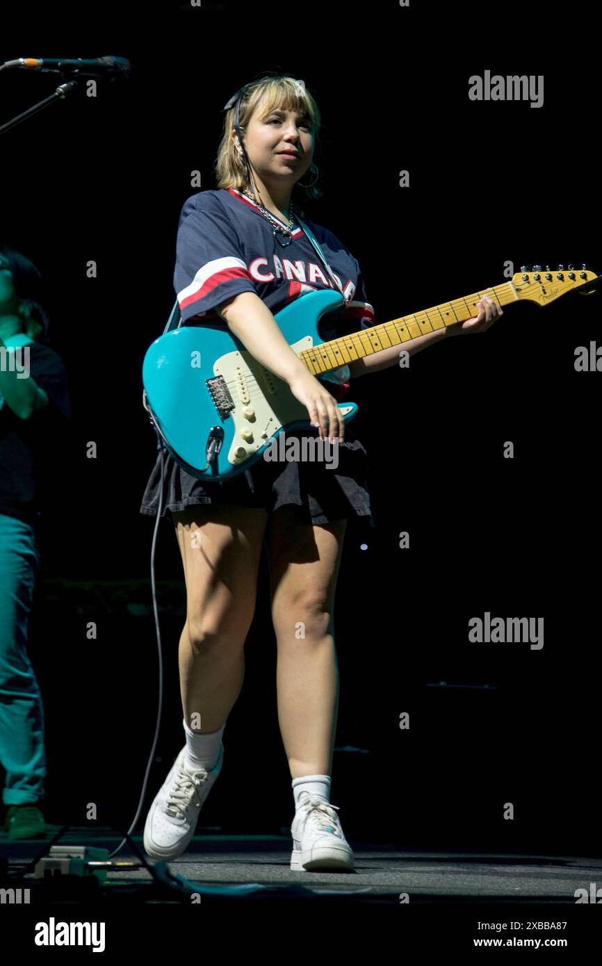 Lili Trifilio, lead singer of American rock band from Chicago, Illinois ...