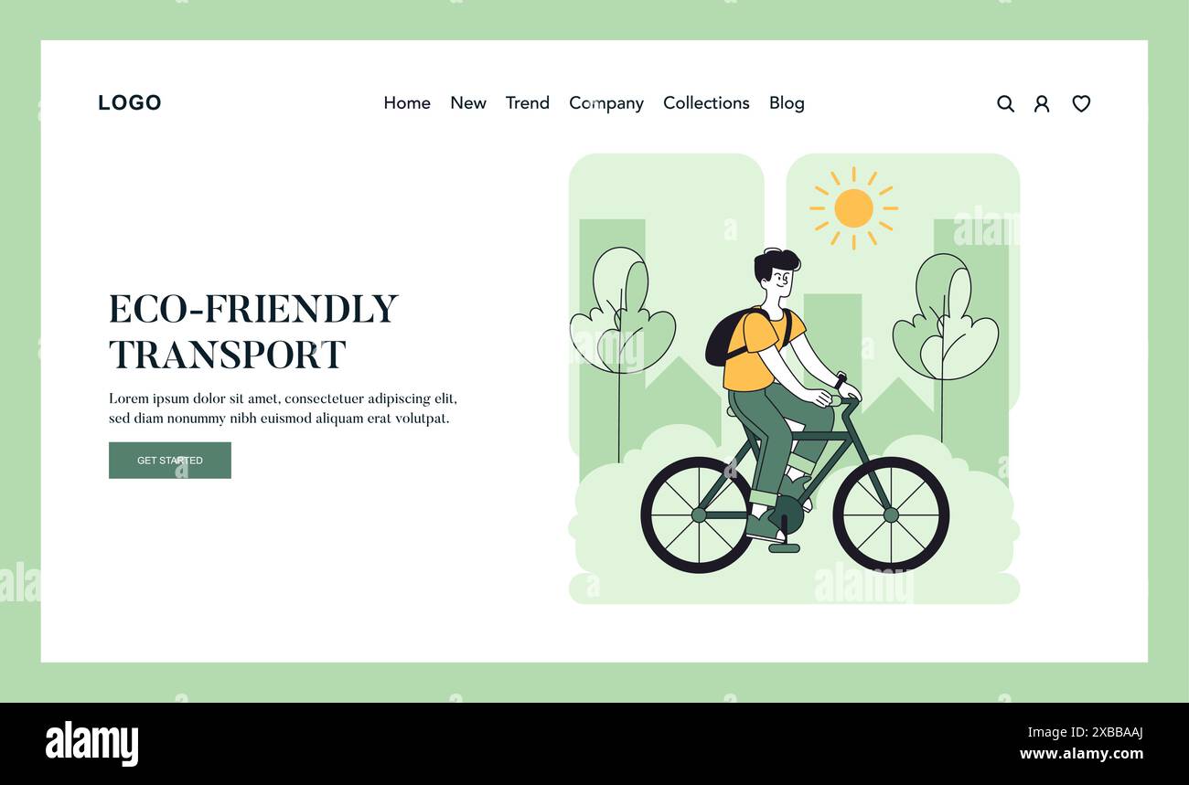 Sustainable rides Stock Vector Images - Alamy