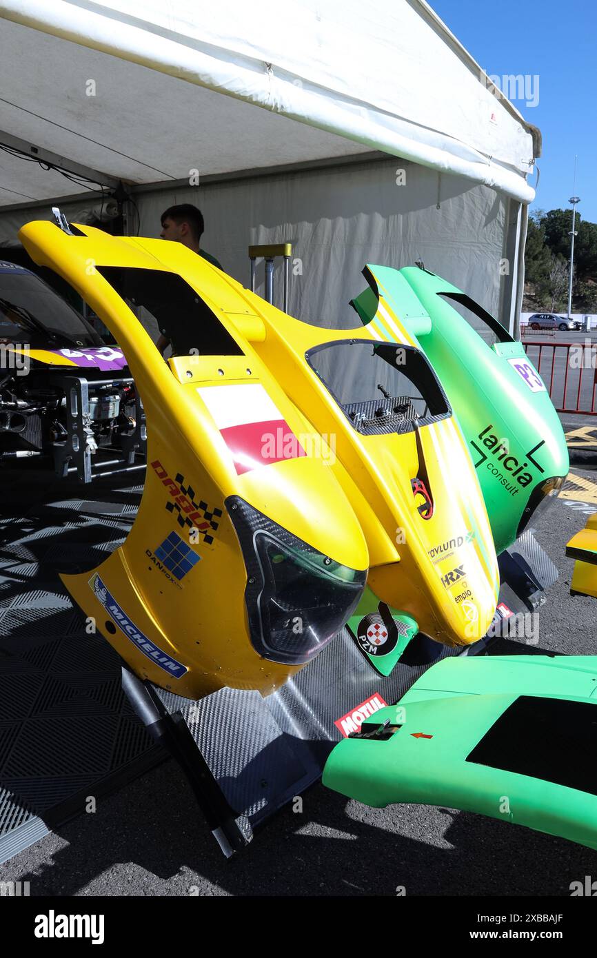 Inter Europol team LMP2 Oreca 07 front of car that competed in 2024 ...