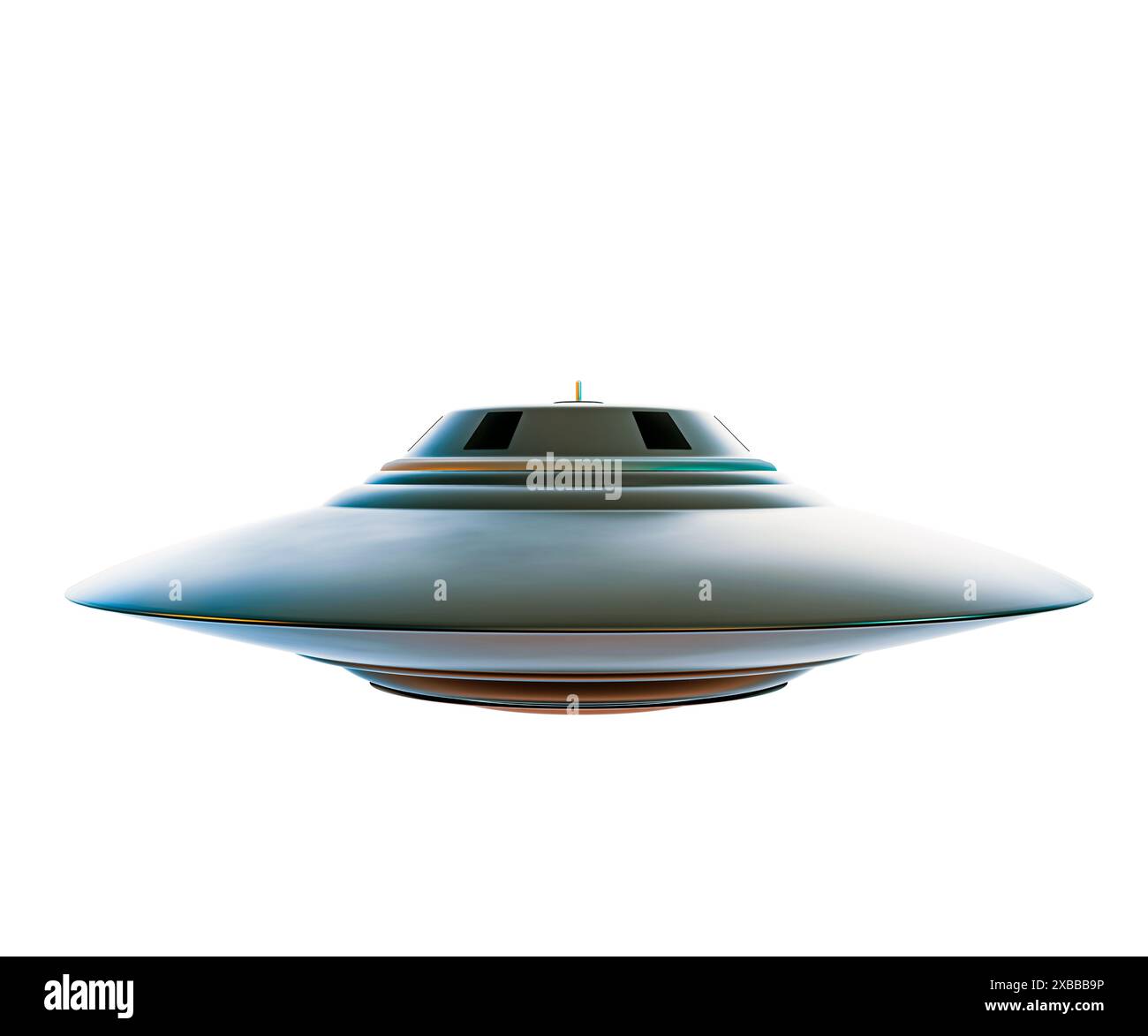 unidentified flying object 3d illustration Stock Photo - Alamy