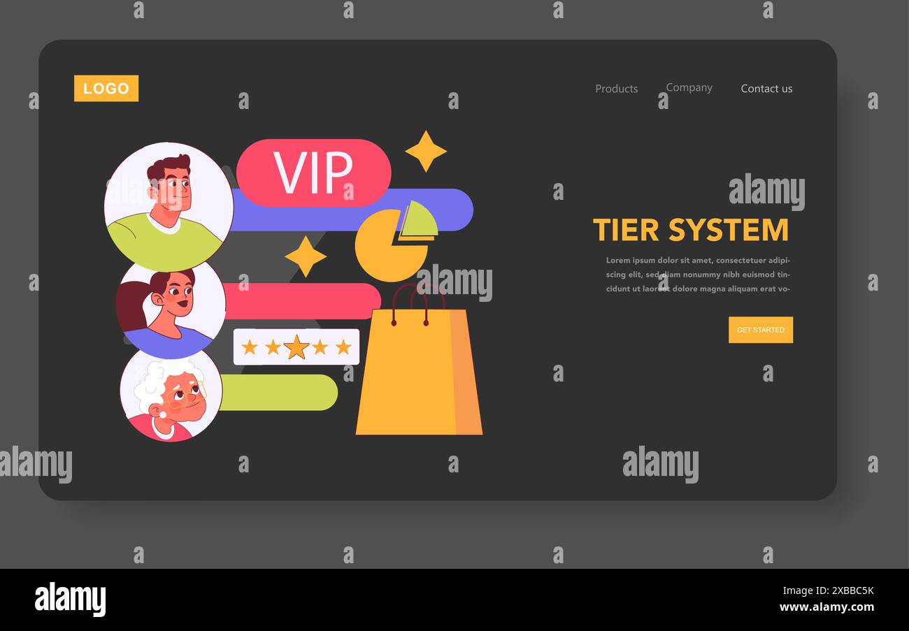 Loyalty Program concept. Engaging tier system with rewards for ...