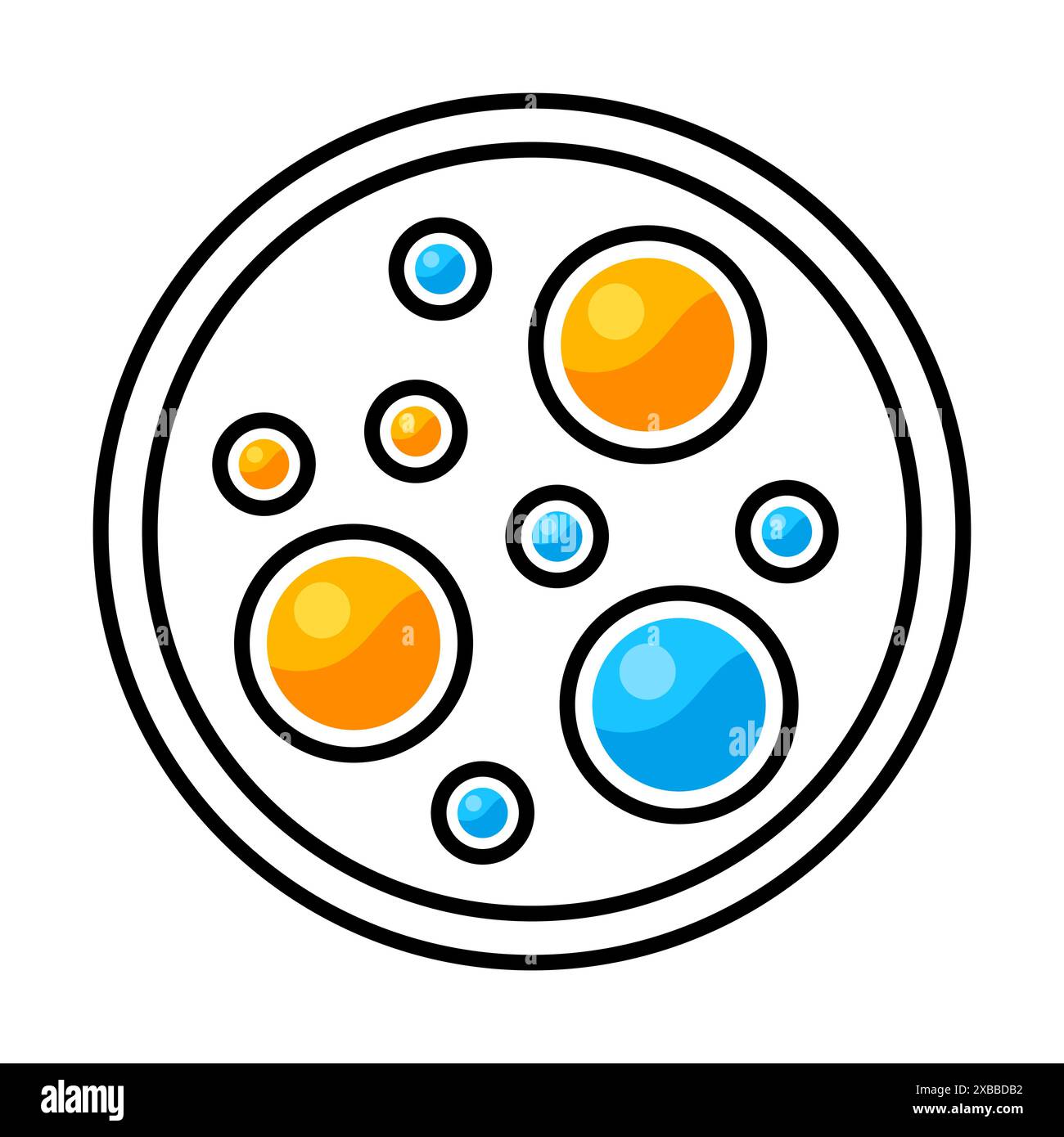 Bacterial growth Stock Vector Images - Alamy