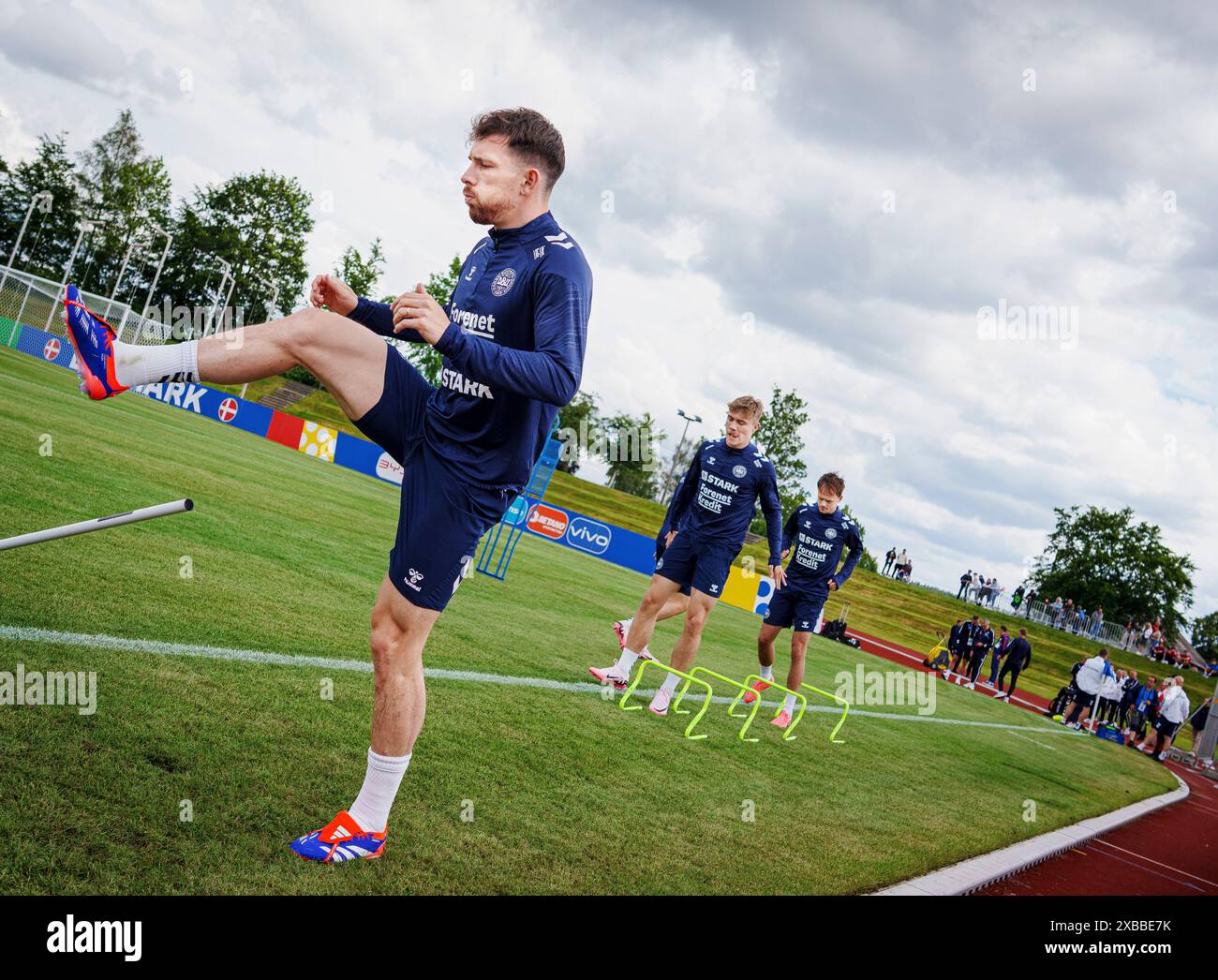 Freudenstadt, Germany. 11th June, 2024. Danish players Pierre Emile ...
