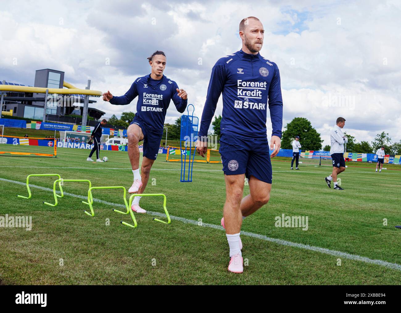 Freudenstadt, Germany. 11th June, 2024. Danish players Christian ...