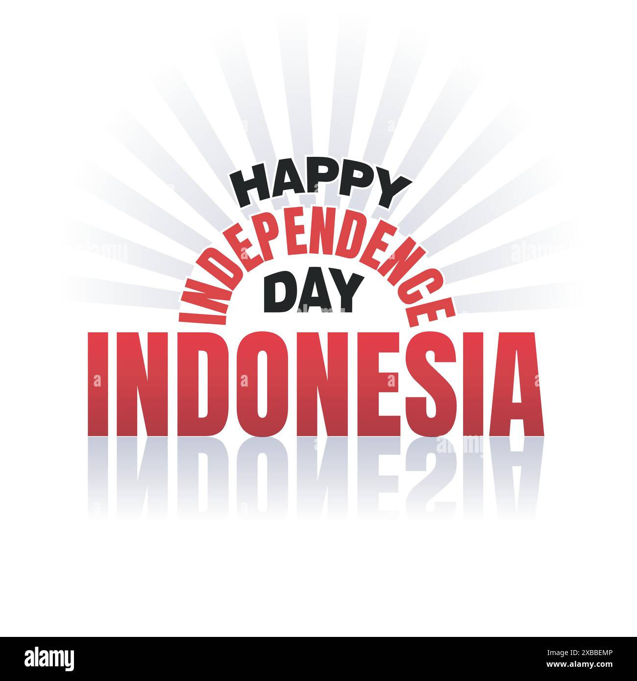 Happy Independence Day Indonesia template, poster, greeting card ...