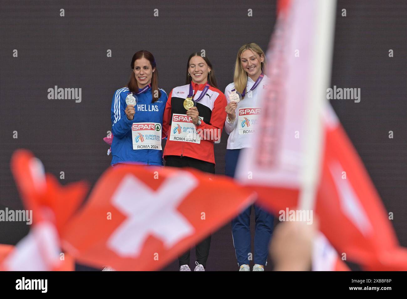 Olympic Stadium, Rome, Italy - Aikaterini STEFANIDI, Angelica MOSER ...