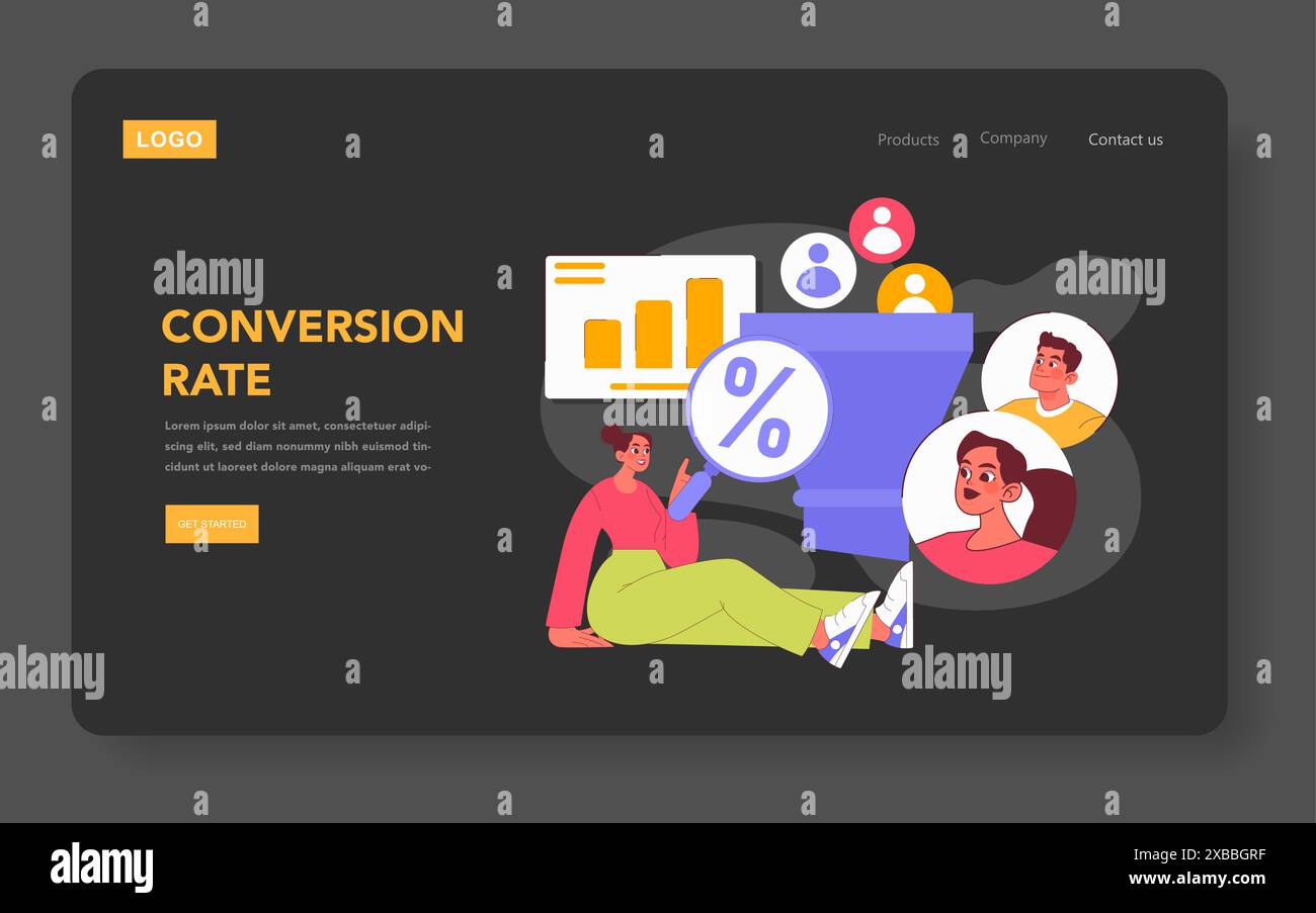 Mobile marketing concept. Engaging in effective conversion rate ...