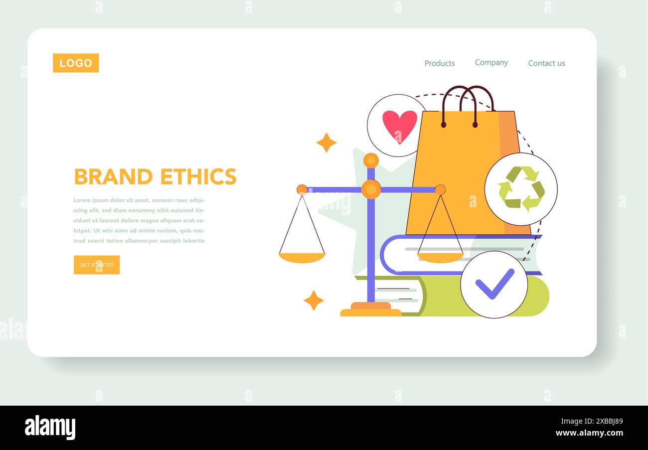 Brand Authenticity concept. A visual interpretation of ethical business ...