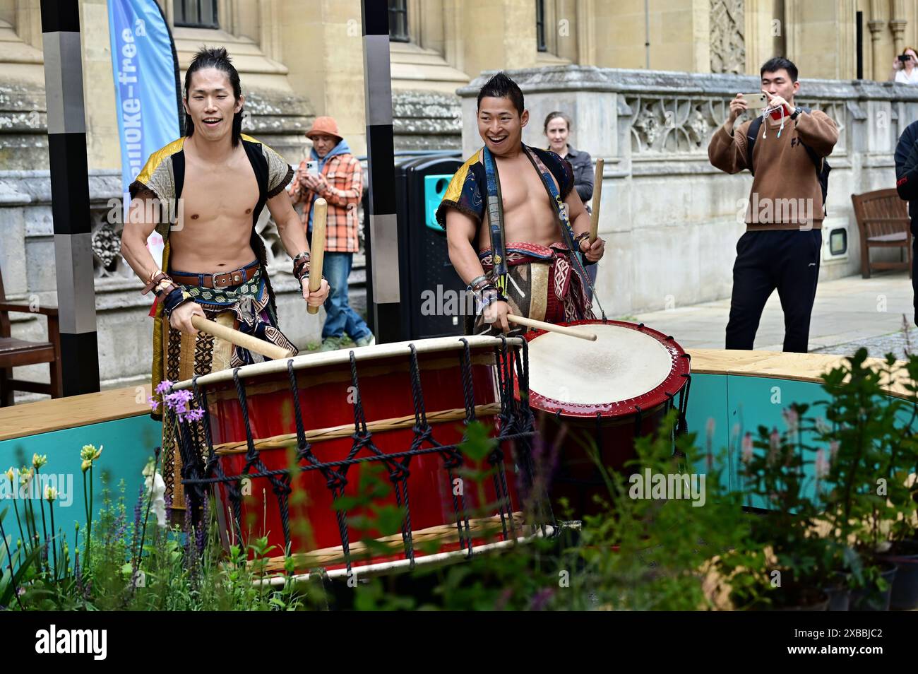 LONDON, UK. 11th June, 2024. AMATO: The Drummers of Japan showcase at ...