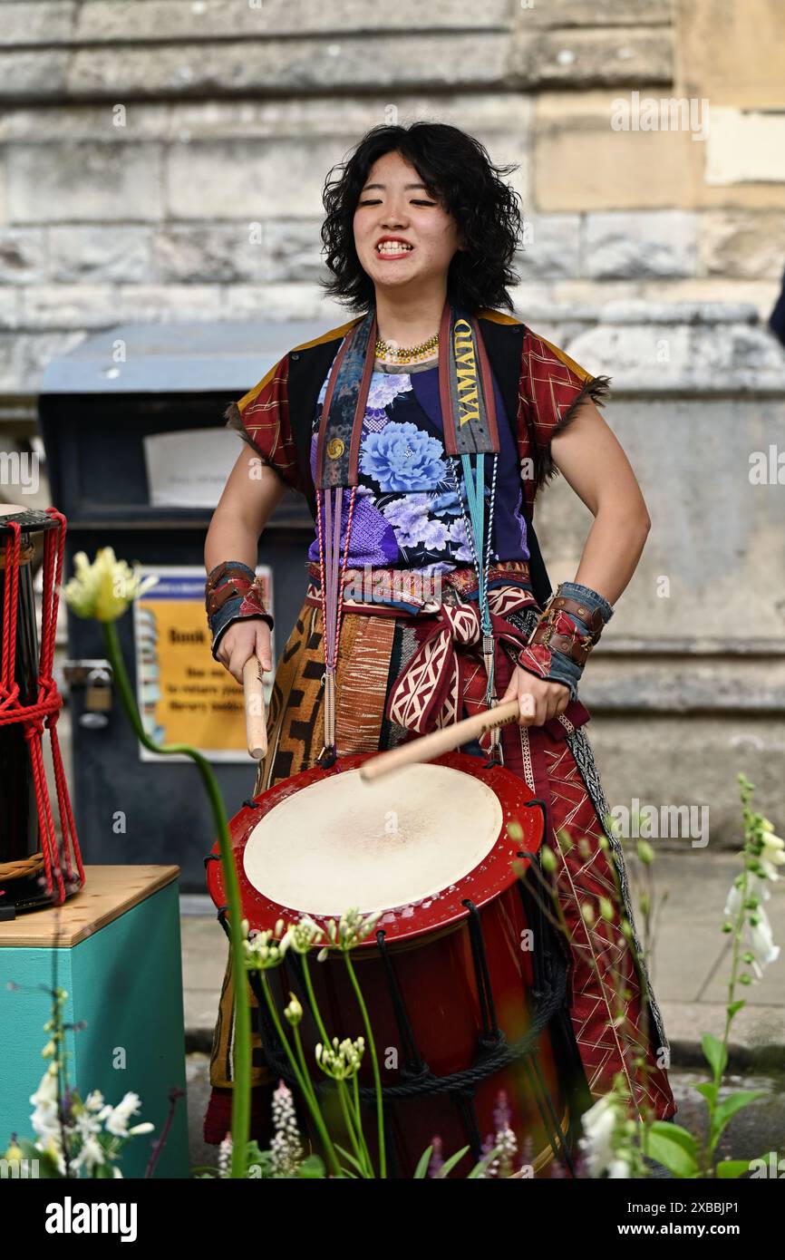 LONDON, UK. 11th June, 2024. AMATO: The Drummers of Japan showcase at ...