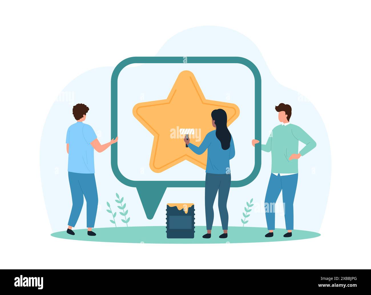 Customer feedback, message and comment of users assessment and opinion ...