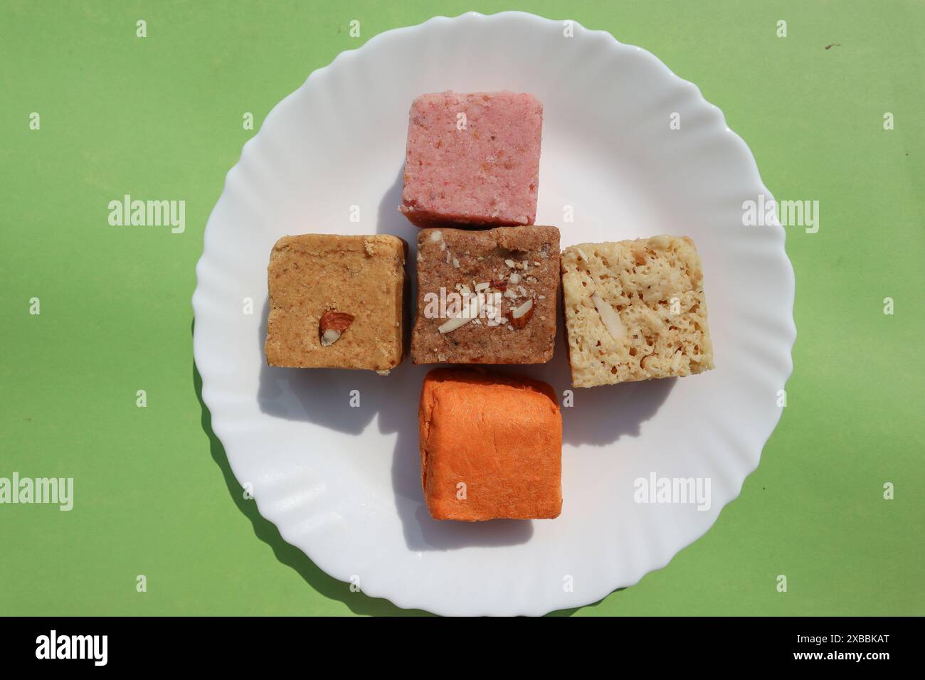 Assorted Indian sweets for festivals Stock Photo - Alamy