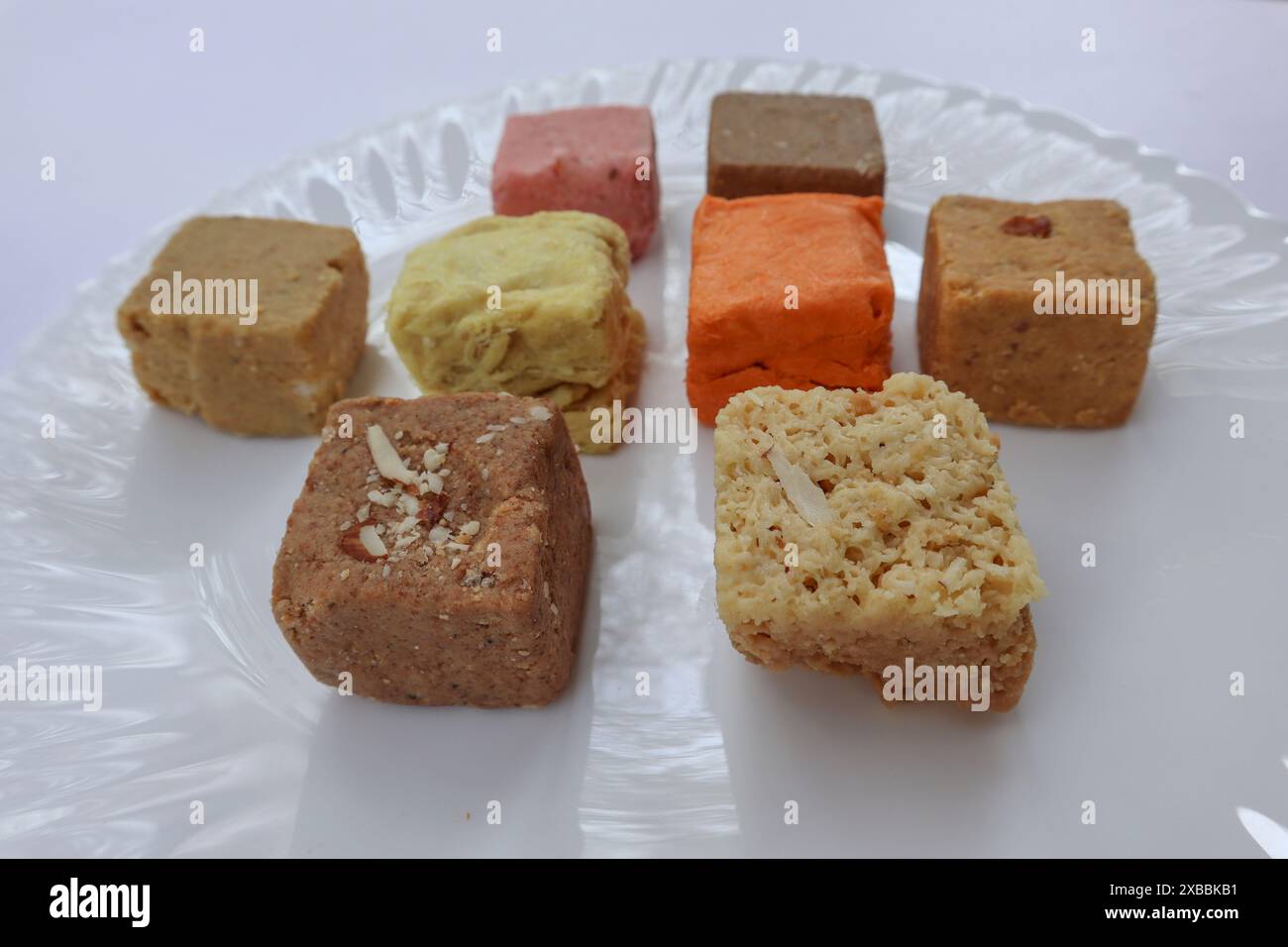 Assorted Indian sweets for festivals Stock Photo - Alamy