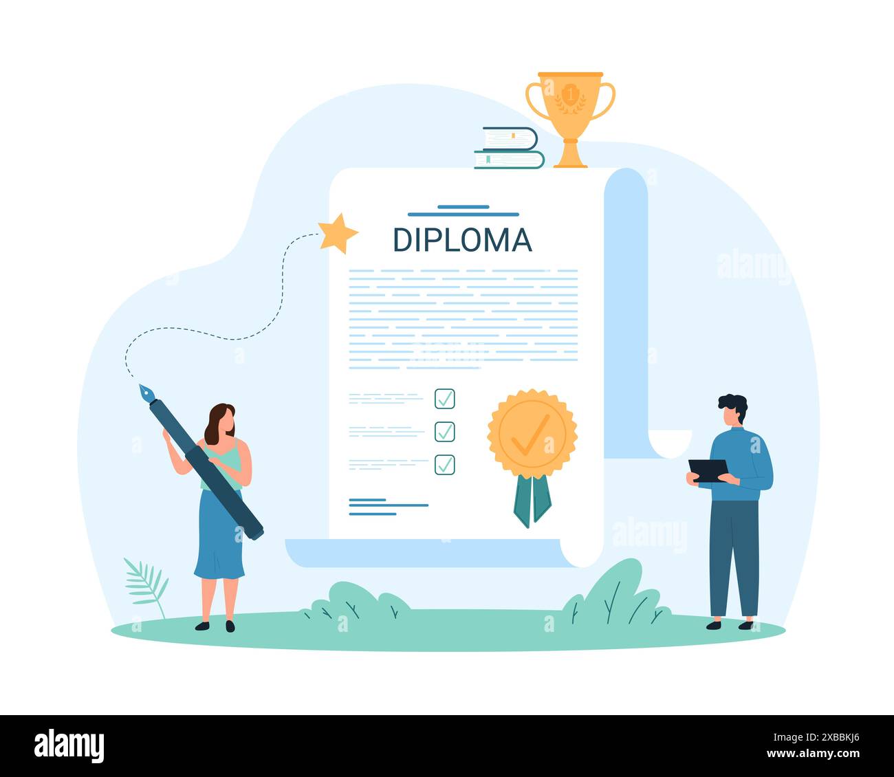 Diploma for success achievement, quality certificate and gold award of ...